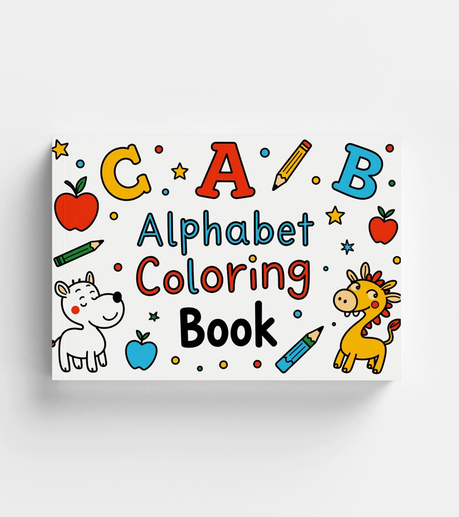 Alphabet Coloring Book for Kids – Printable A-Z PDF Download